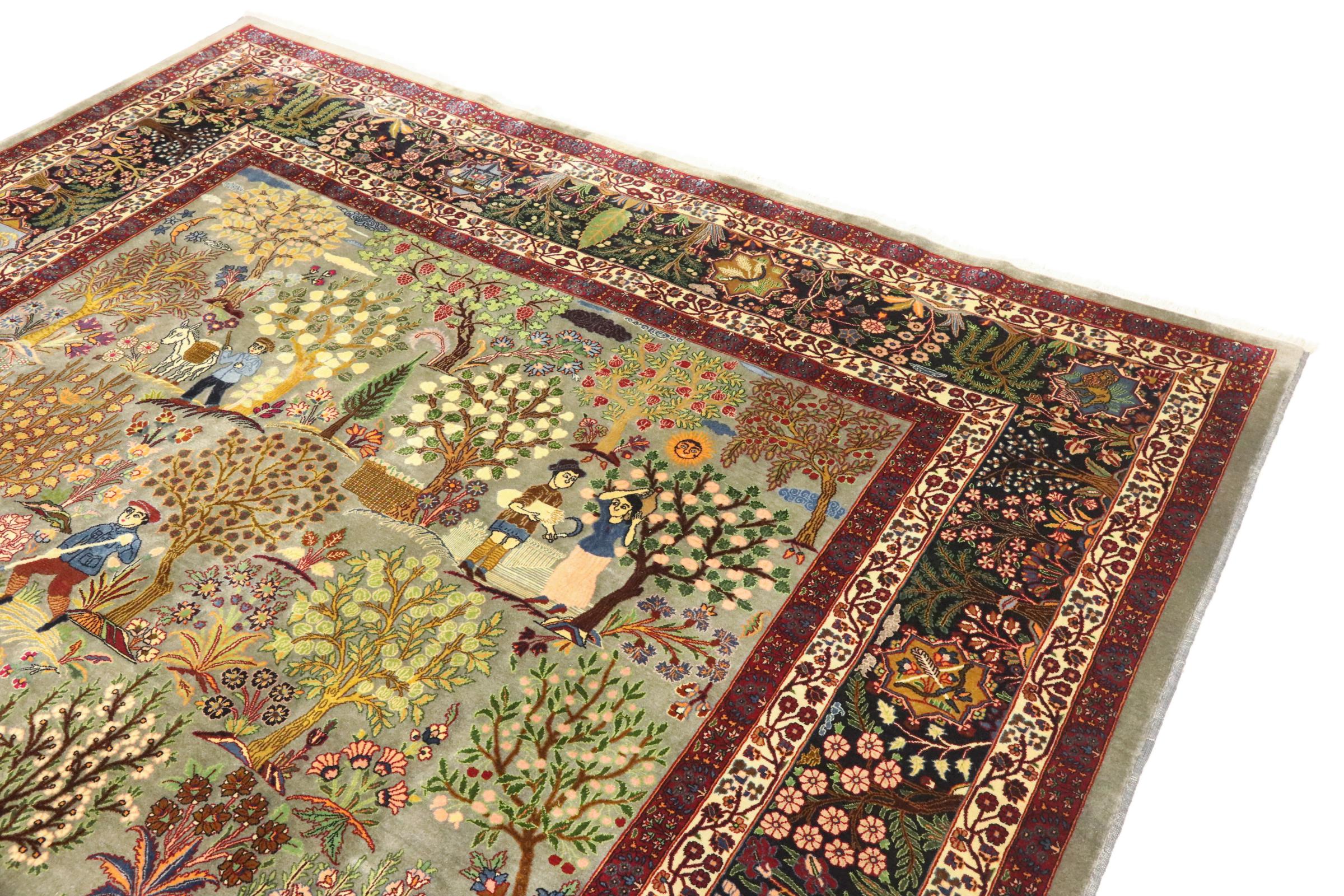 Semnan Antique 375x291 No181698 | UniqRugs: Oriental Rugs in