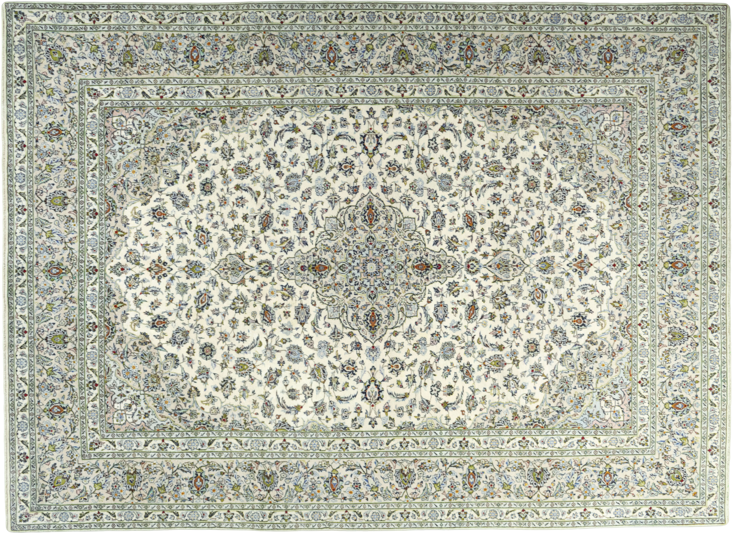 Keshan Persian carpet 13'6"x9'11" ft – Handmade unique piece (ID 278739 ...